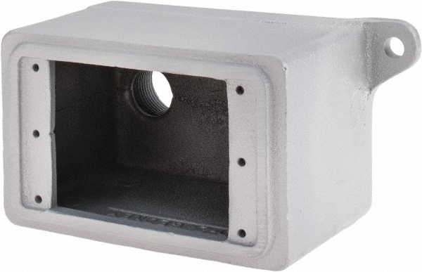 O-Z/Gedney - Electrical Outlet Box: Iron, Rectangle, 1 Gang | MSC Direct