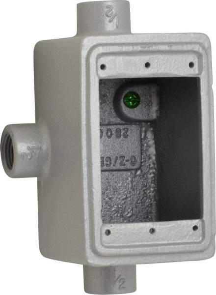 O-Z/Gedney - Electrical Device Box: Iron, Rectangle, 1 Gang | MSC Direct