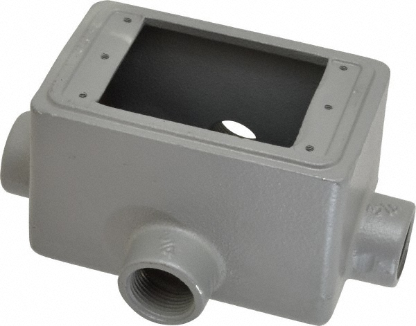 O-Z/Gedney - Electrical Device Box: Iron, Rectangle, 1 Gang | MSC Direct