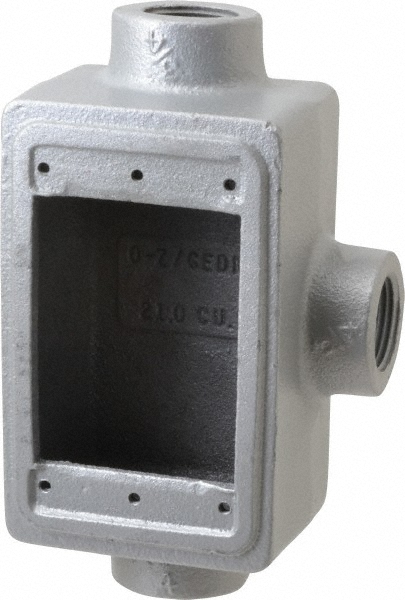 O-Z/Gedney - Electrical Device Box: Iron, Rectangle, 1 Gang | MSC Direct