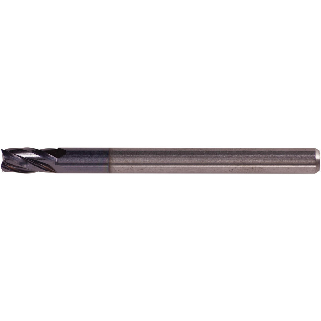 Keo - Square End Mill: 1/8" Dia, 1/4" LOC, 4 Flute, Solid Carbide | MSC ...
