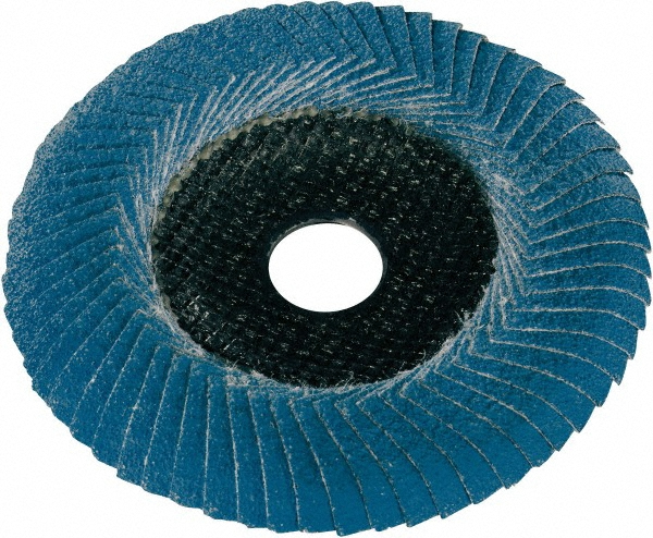 Metabo - Flap Disc: 5" Dia, 7/8" Hole, 80 Grit, Zirconia Alumina, Type ...