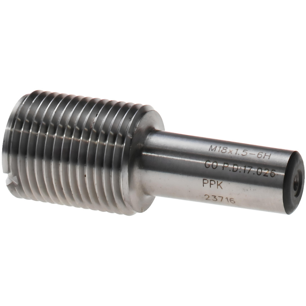 SPI - Plug Thread Gage: M18x1.5 Thread, 6H Class, Single End, Go | MSC ...
