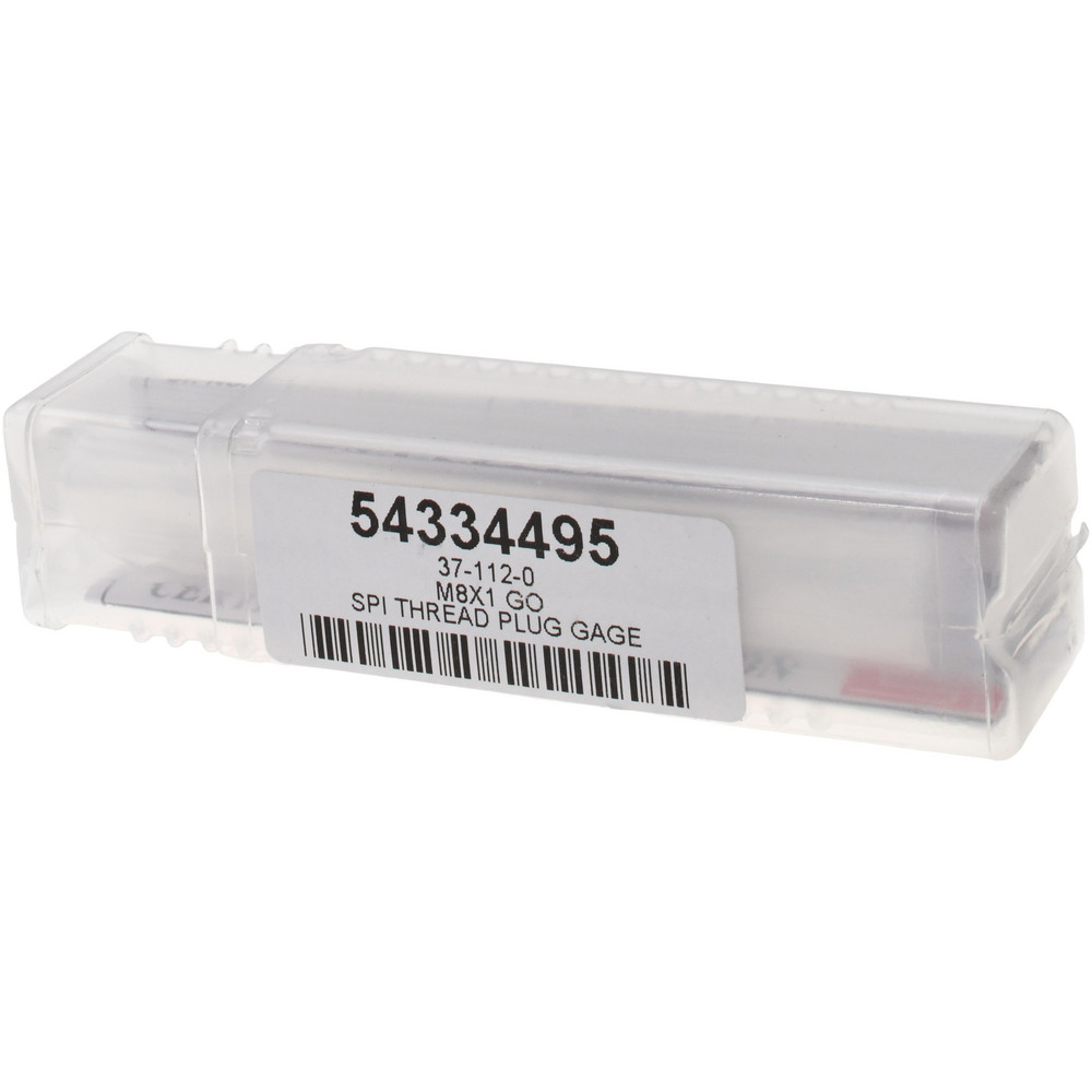 SPI - Plug Thread Gage: M8x1 Thread, 6H Class, Single End, Go | MSC Direct