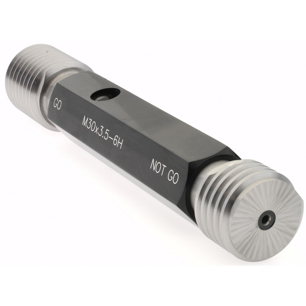 SPI - Plug Thread Gage: M30x3.5 Thread, 6H Class, Double End, Go & No Go | MSC Direct