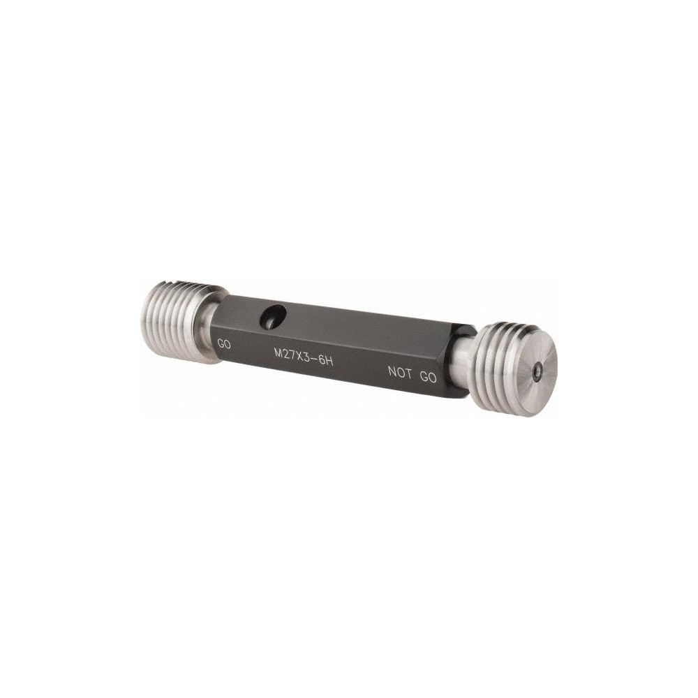 SPI - Plug Thread Gage: M27x3 Thread, 6H Class, Double End, Go & No Go | MSC Direct