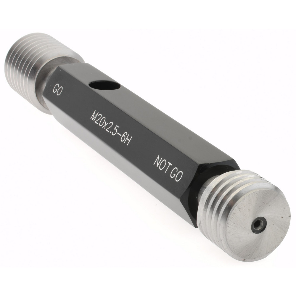 SPI - Plug Thread Gage: M20x2.5 Thread, 6H Class, Double End, Go & No Go - 54334651 - MSC ...
