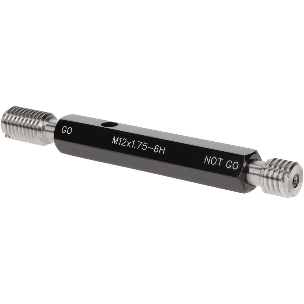SPI - Plug Thread Gage: M12x1.75 Thread, 6H Class, Double End, Go & No ...