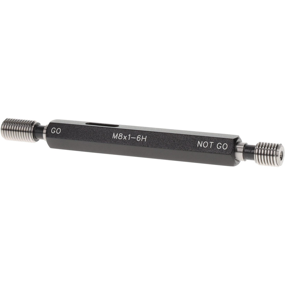 SPI - Plug Thread Gage: M8x1 Thread, 6H Class, Double End, Go & No Go | MSC Direct