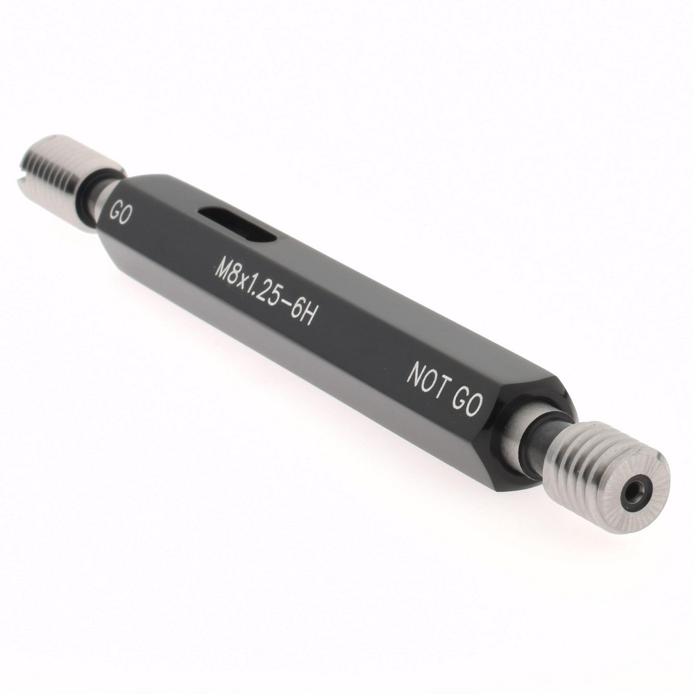 SPI - Plug Thread Gage: M8x1.25 Thread, 6H Class, Double End, Go & No Go - 54334776 - MSC ...