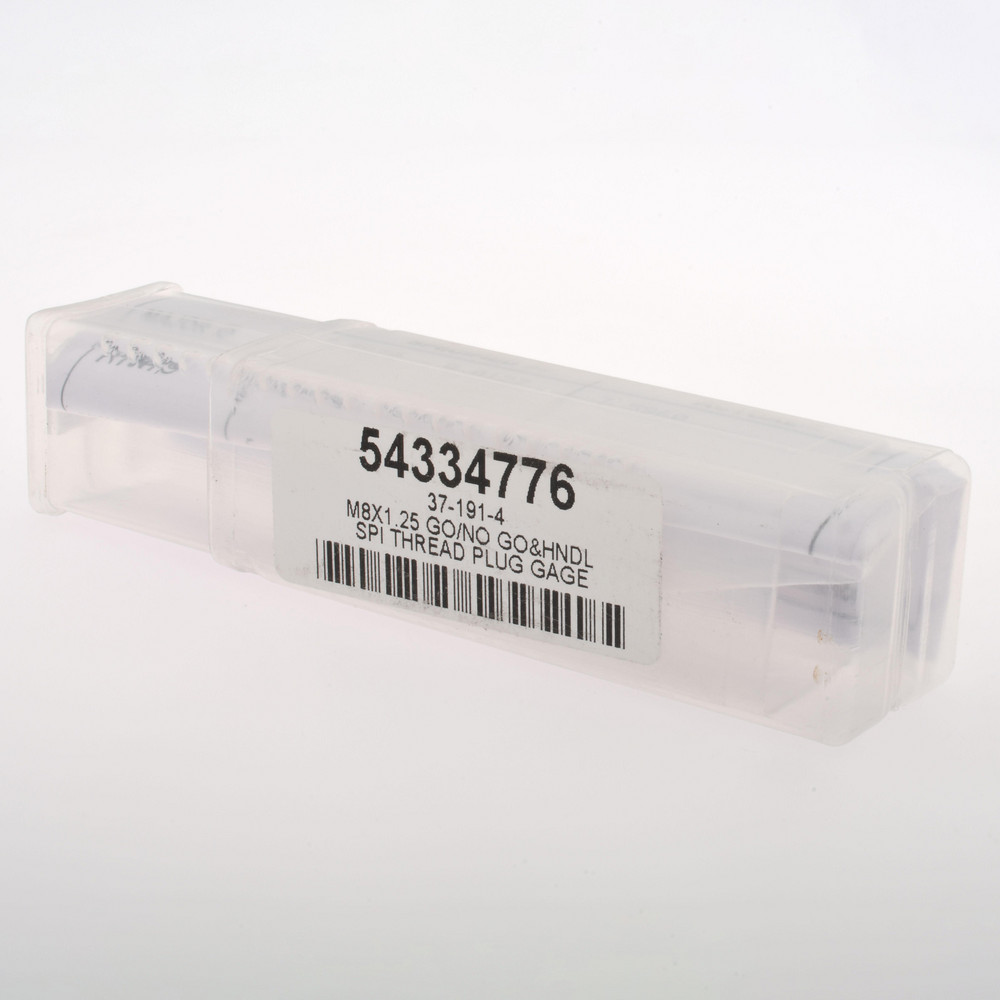 SPI - Plug Thread Gage: M8x1.25 Thread, 6H Class, Double End, Go & No ...