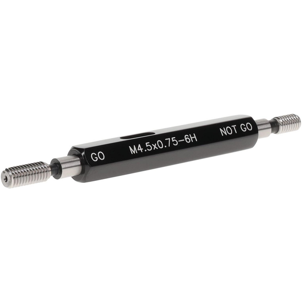SPI - Plug Thread Gage: M4.5x0.75 Thread, 6H Class, Double End, Go & No Go | MSC Direct