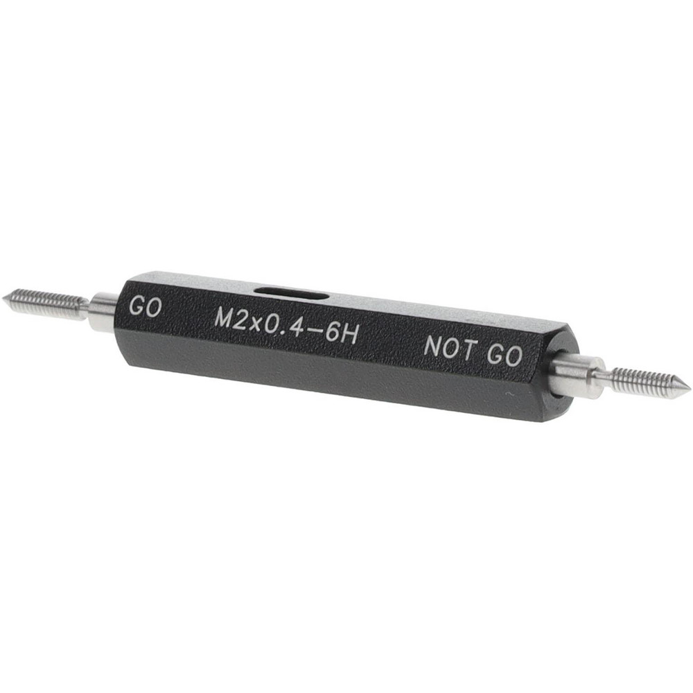SPI - Plug Thread Gage: M2x0.4 Thread, 6H Class, Double End, Go & No Go | MSC Direct