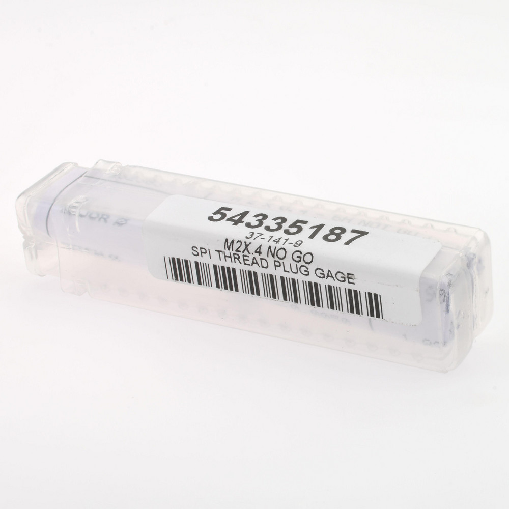 SPI - Plug Thread Gage: M2x0.4 Thread, 6H Class, Single End, No Go - 54335187 - MSC Industrial ...