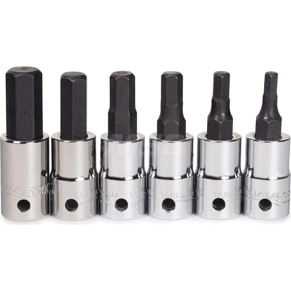 Williams - Standard Hand Socket: 1/4" Drive, 5-Point | MSC Direct