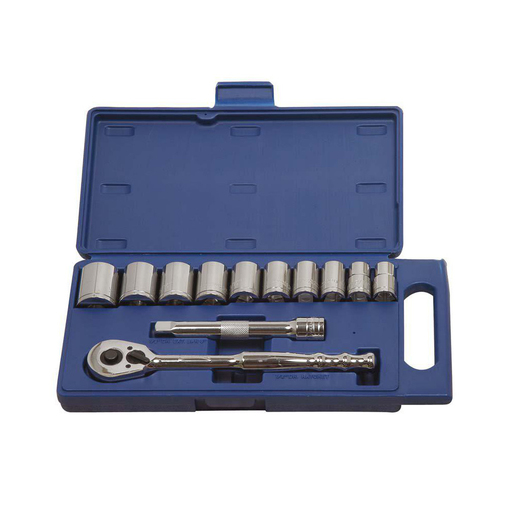 Williams - Socket Set: Socket Set, 12 Pc, 1/2" Drive | MSC Direct