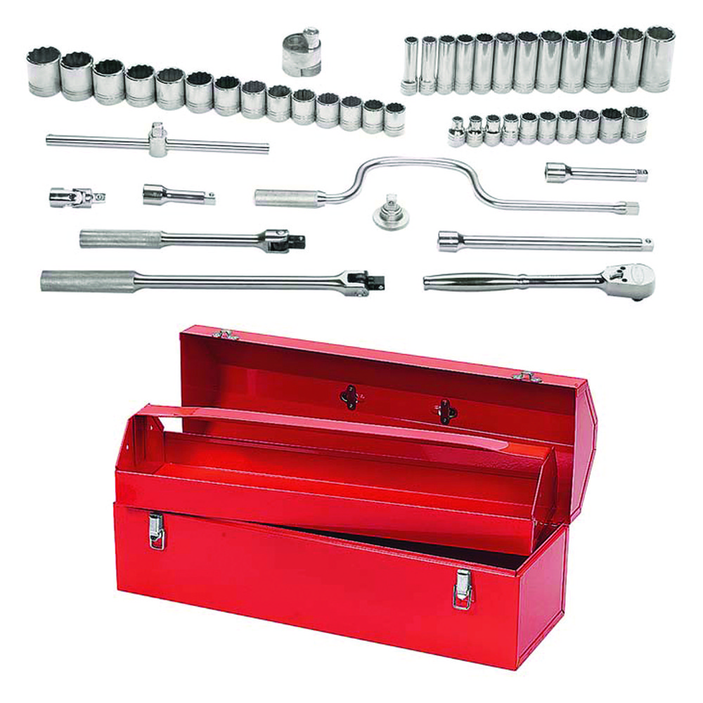 Williams - Socket Set: 47 Pc, 1/2" Drive | MSC Direct