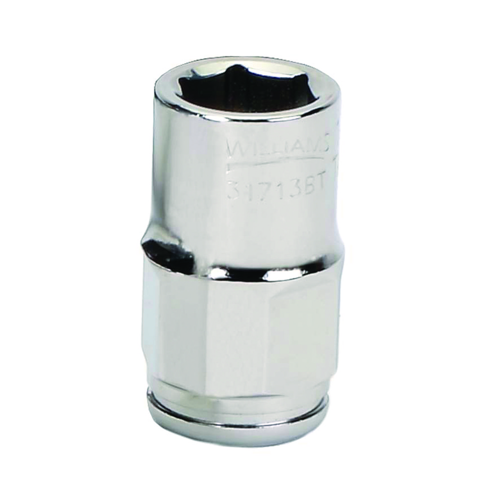 Williams - Non-Impact Hand Socket: 3/8" Drive, 12.00 mm Socket, 6-Point ...