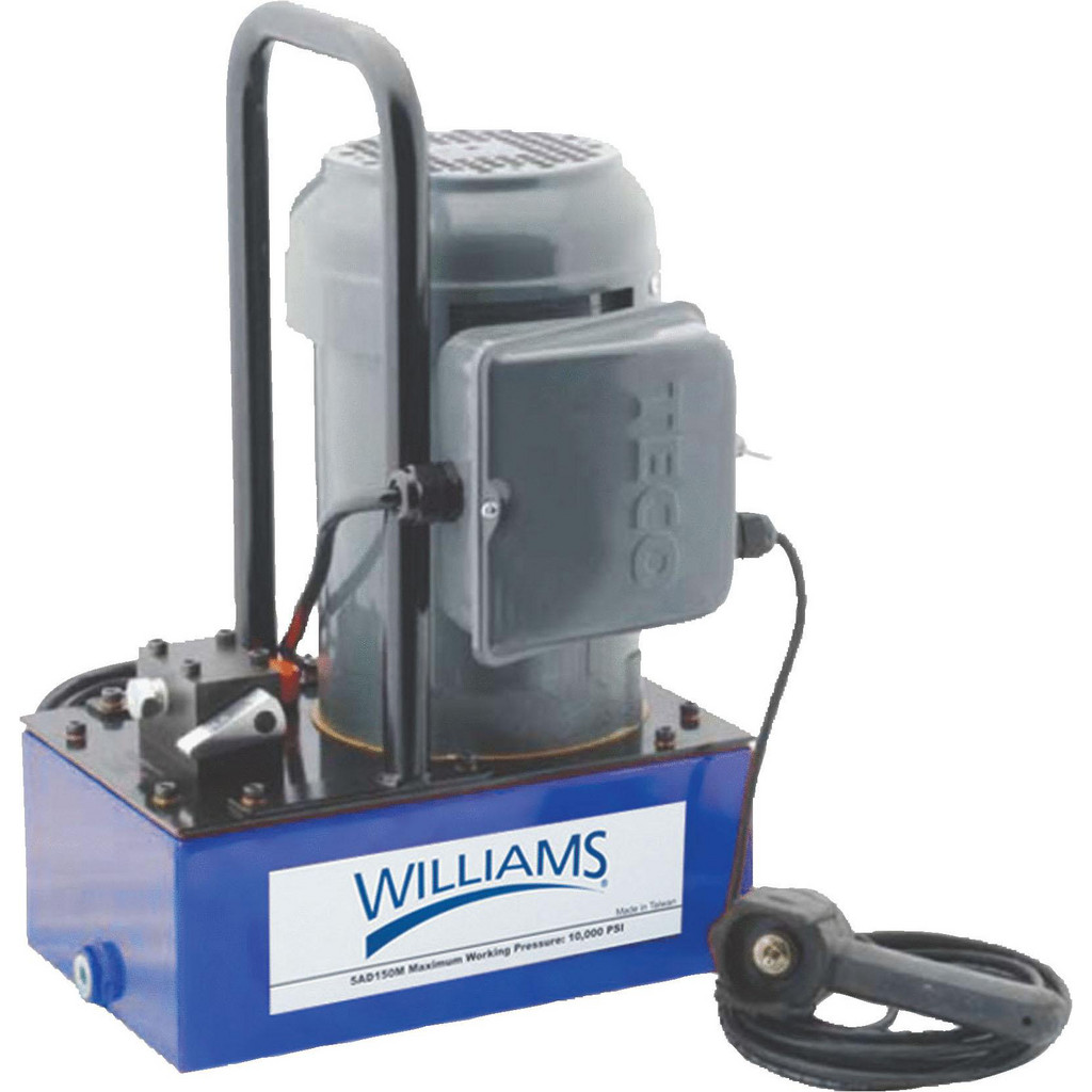 Williams - 1GAL .5HP 2WAY2POS ELEC PUMP W/AUTO RET VLV | MSC Direct