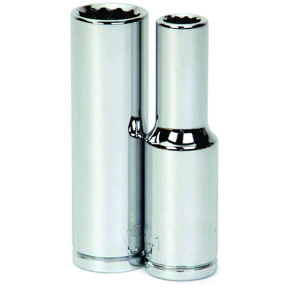 Williams - Deep Hand Socket: 1/2" Drive, 28.00 mm Socket, 12-Point ...