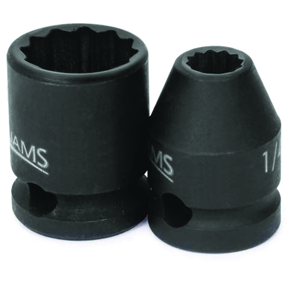 Williams - Impact Socket: 3/8" Drive, 3/4" Socket, Square Drive | MSC ...