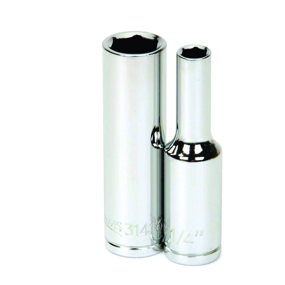 Williams - Deep Hand Socket: 3/8" Drive, 7/16" Socket, 6-Point | MSC Direct