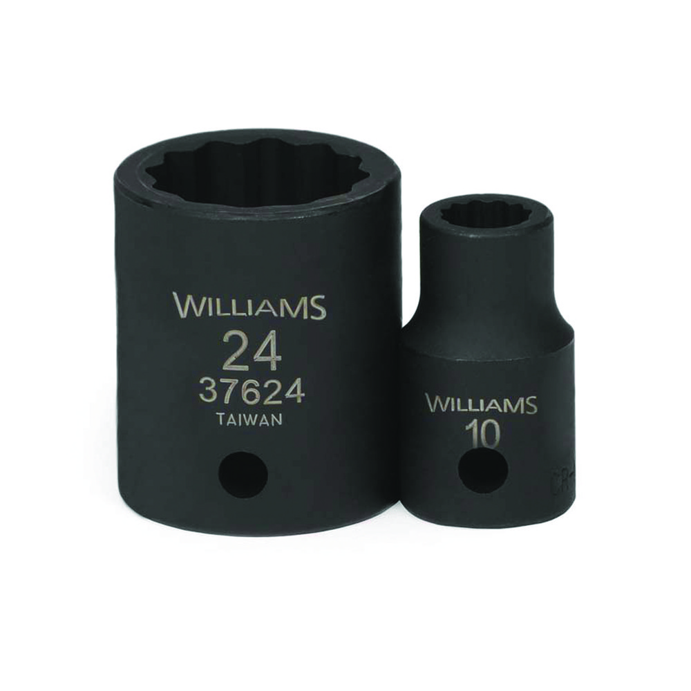Williams - Impact Socket: 1/2" Drive, 26 mm Socket, Square Drive | MSC ...