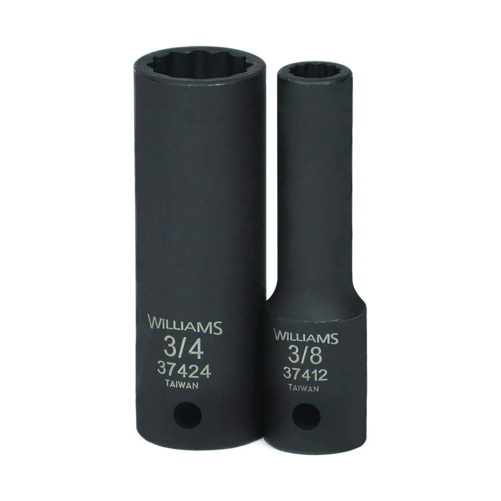 Williams - Impact Socket: 1/2" Drive, 1-7/16" Socket, Square Drive ...