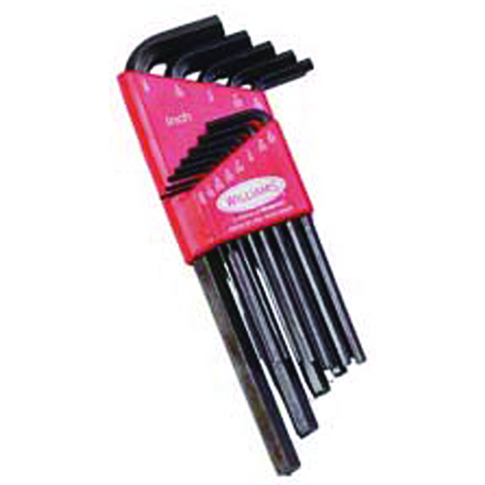 Williams - 7PC 5/64-1/4" BLK OXID SHORT HEX KEY SET | MSC Direct