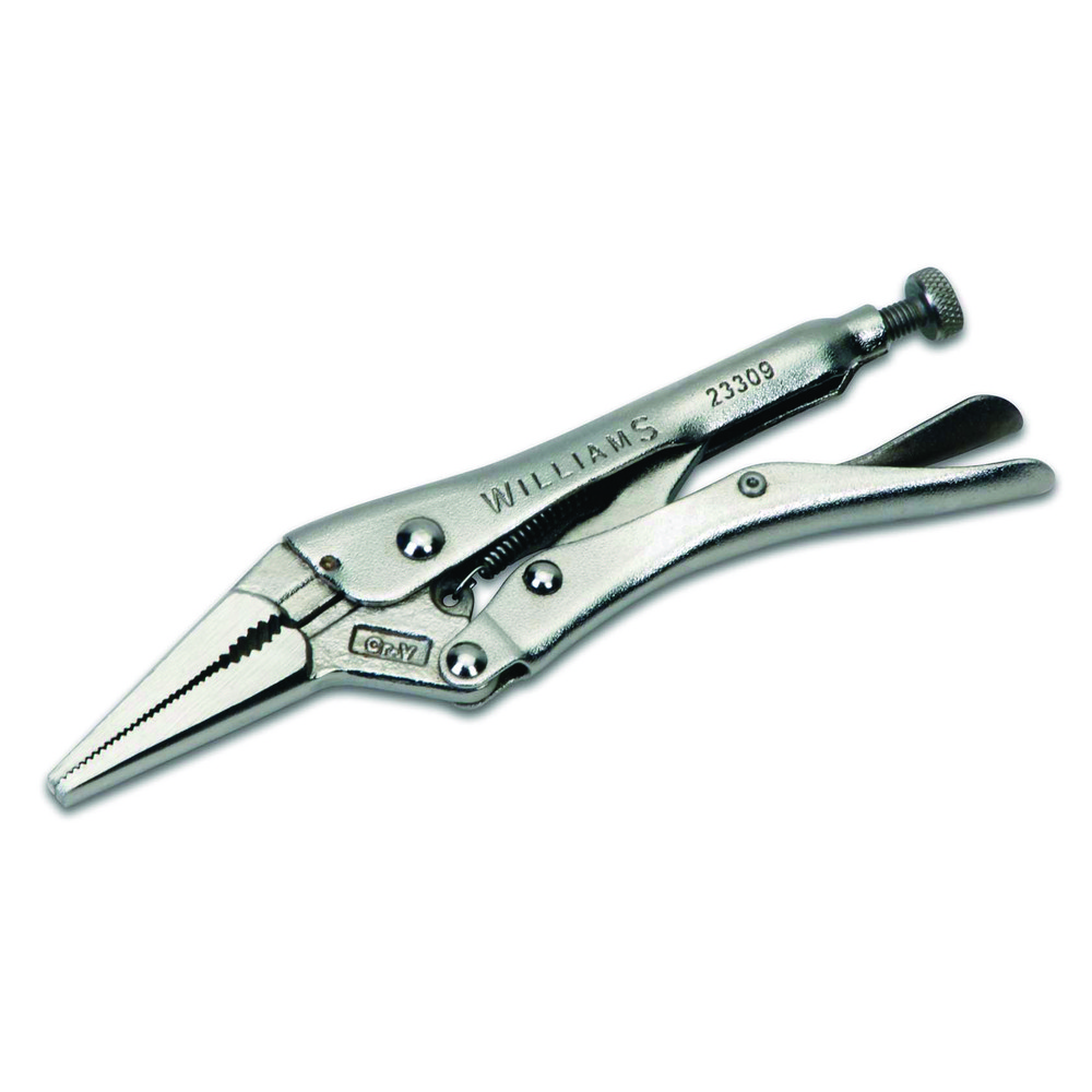 Williams - Locking Pliers: Jaw Texture: Serrated; Jaw Style: Serrated ...