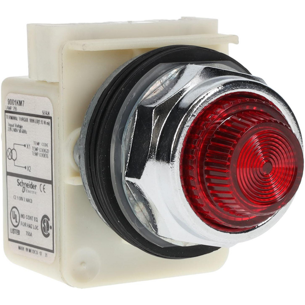 Schneider Electric - 240 VAC Red Lens Incandescent Pilot Light | MSC Direct