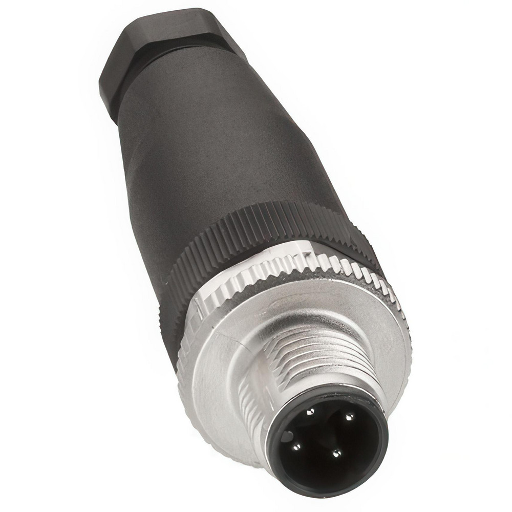 Telemecanique Sensors - 3 Amp, M12 4 Pin Male Straight Field Attachable ...