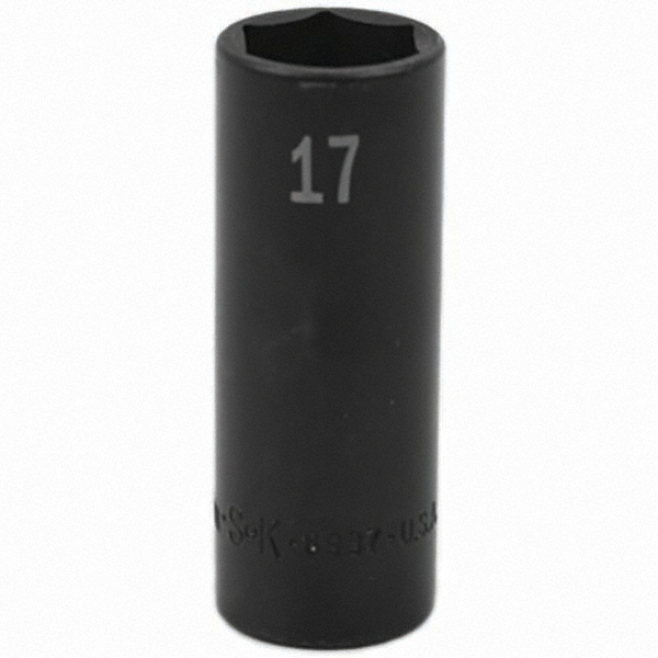 SK - Impact Socket: 3/8" Drive, 17 mm Socket, Hex Drive | MSC Direct
