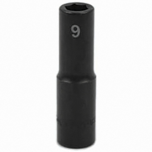 SK - Impact Socket: 3/8" Drive, 9 mm Socket, Hex Drive | MSC Direct