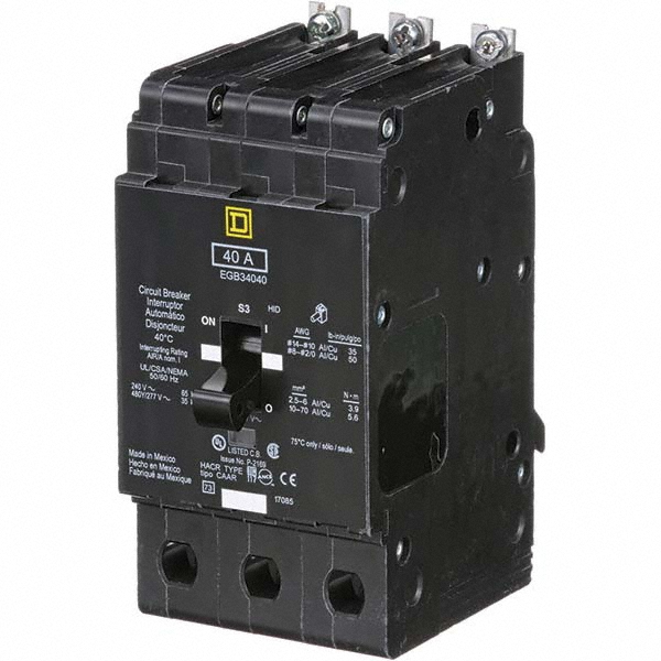 Square D - Circuit Breakers: Circuit Breaker Type: Miniature; Amperage ...