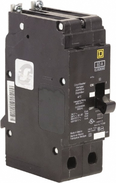 Square D - Circuit Breakers: Circuit Breaker Type: Branch; Amperage: 60 ...