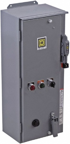 Square D - NEMA Combination Starter: 60 Amp, 3 Pole, 600 Volt ...