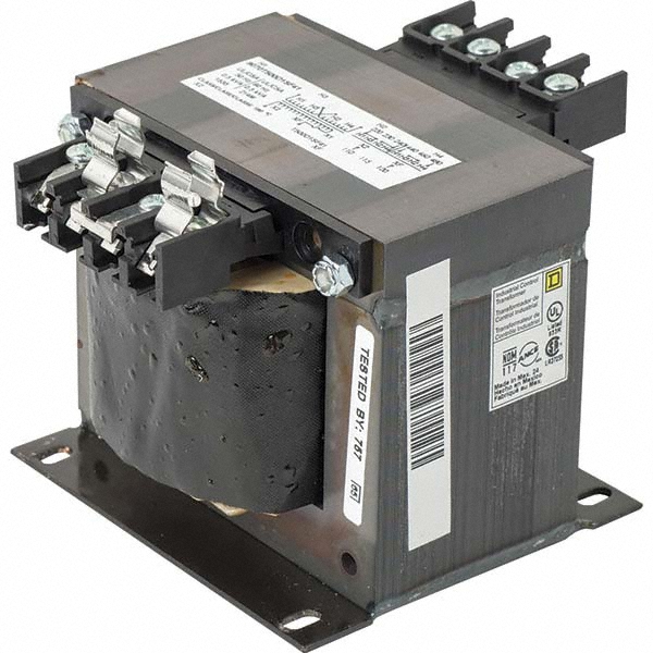Square D - 500 VA, Top Mount Fuse Block Control Transformer | MSC Direct