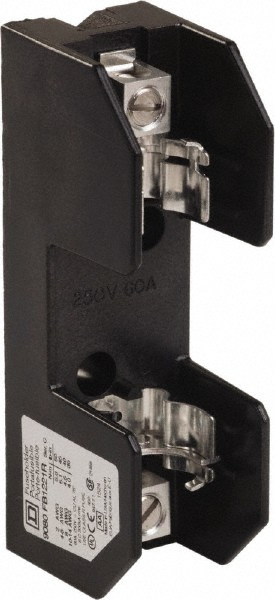 Square D - 1 Pole, 250 Volt, 60 Amp, Surface Mount Fuse Holder | MSC Direct