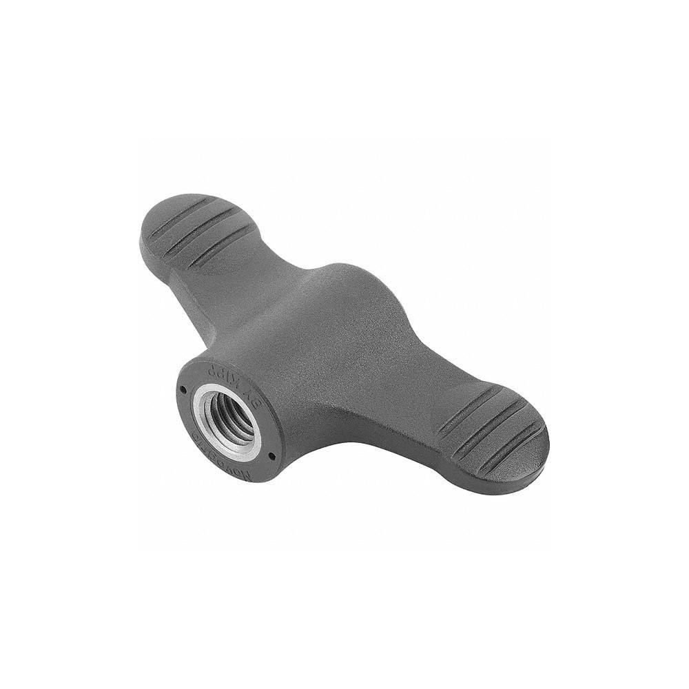 KIPP - M5 Hole Thread, 38mm Head Length, Female Insert Bar / Wing Knob | MSC Direct