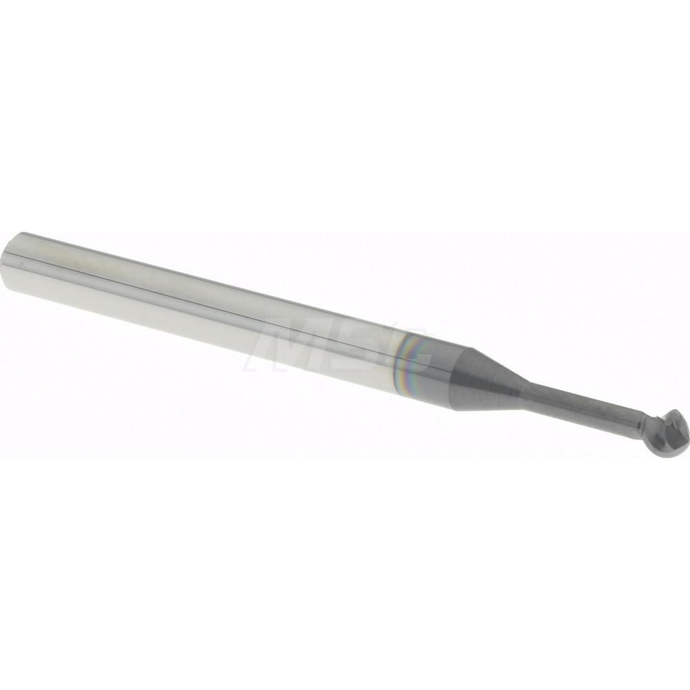 Harvey Tool - Undercutting End Mill: 0.0938" Dia, 0.0790" LOC, 2 Flute ...