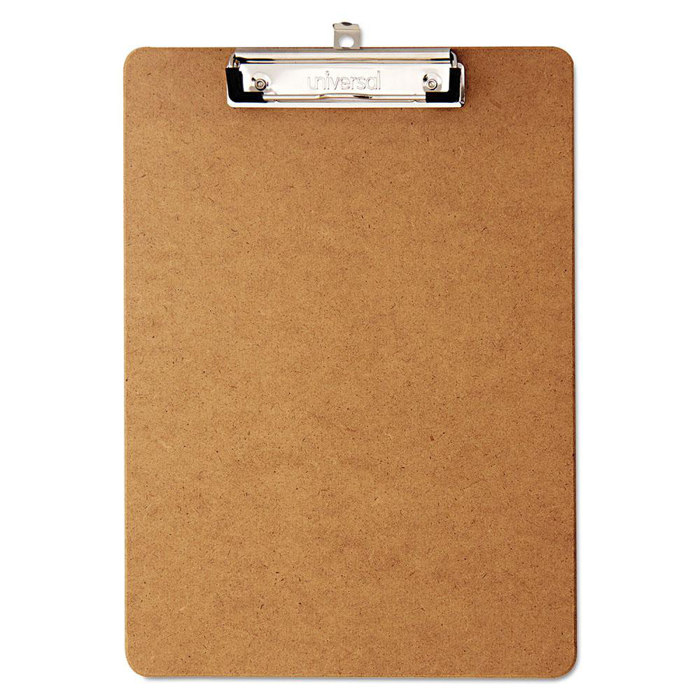 UNIVERSAL - 12-1/2" Long x 9" Wide x 51/64" High Hardboard Clip Board ...