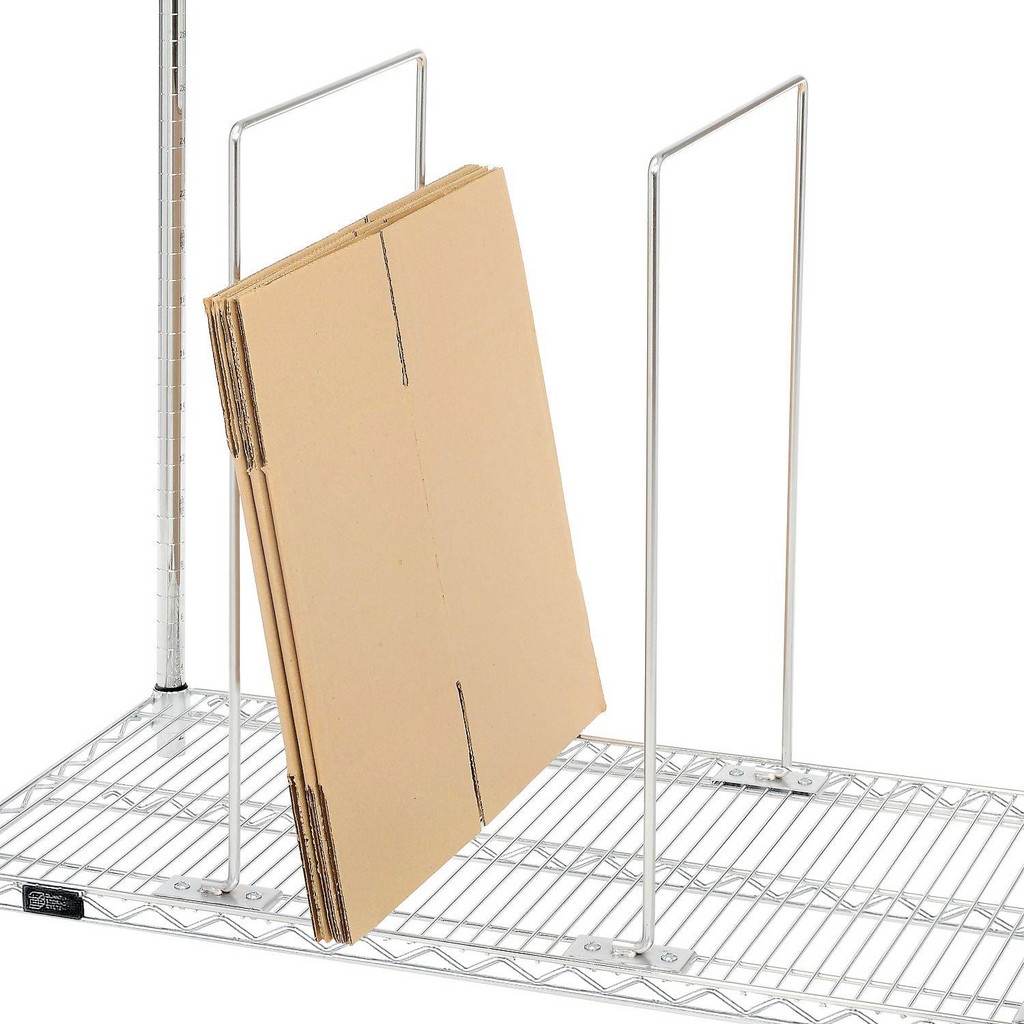 Quantum Storage - Wire Carton Divider: Use with Wire Shelving Unit ...
