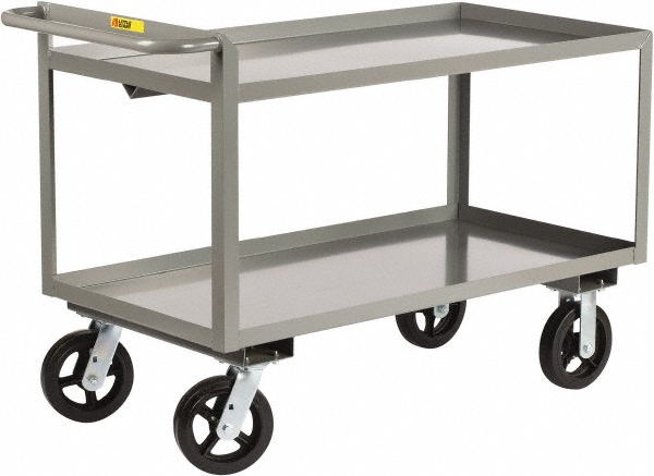 Little Giant® - Shelf Utility Cart: 36" Long, 24" Wide, Steel, 2000 lb ...