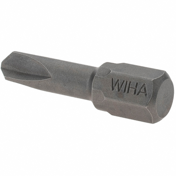 Wiha - 1/4" Hex Drive #1 Point Insert Tri-Wing Bit - 54778402 - MSC Industrial Supply