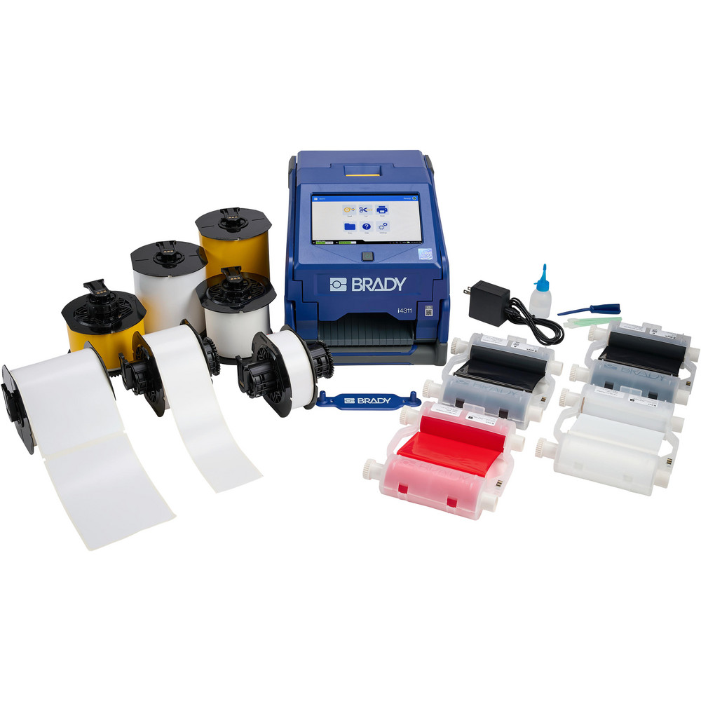 Brady - Electronic Label Makers: Type: Printer Kit; Print Color ...