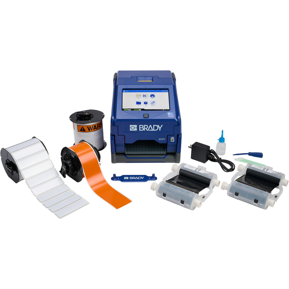 Brady - Electronic Label Makers: Type: Printer Kit; Print Color ...