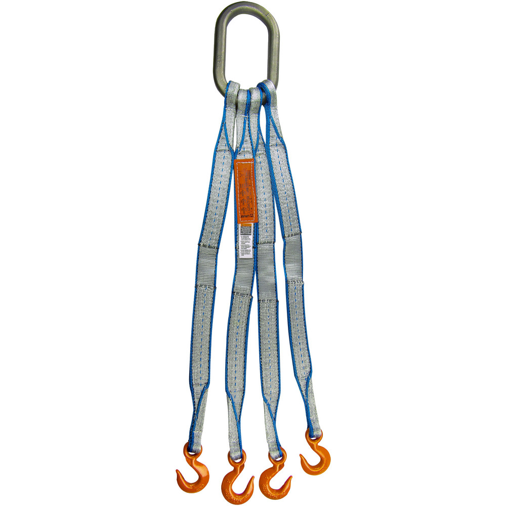 Lift-All - Bridle, Type 10 Web Sling: 6' Long, 1" Wide, Tuff-Edge III ...