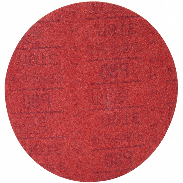 3M - Hook & Loop Disc: 8" Dia, 80 Grit, Aluminum Oxide | MSC Direct