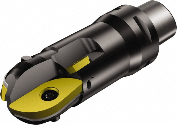 Sandvik Coromant - Indexable Ball Nose End Mill: 1.9685" Cut Dia, Steel ...